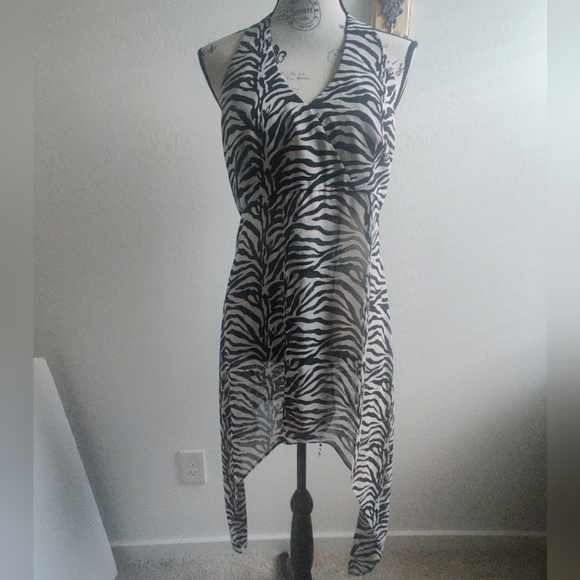 Joseph Ribkoff | Tops | Joseph Ribkoff Zebra Print Vneck Asymmetric ...